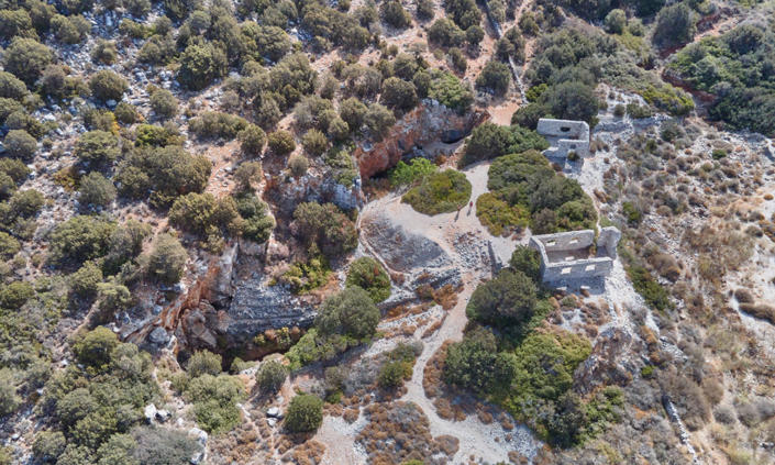 Paros Ancient Marble Quarries Park - Parian Marble Lichnitis of Marathi